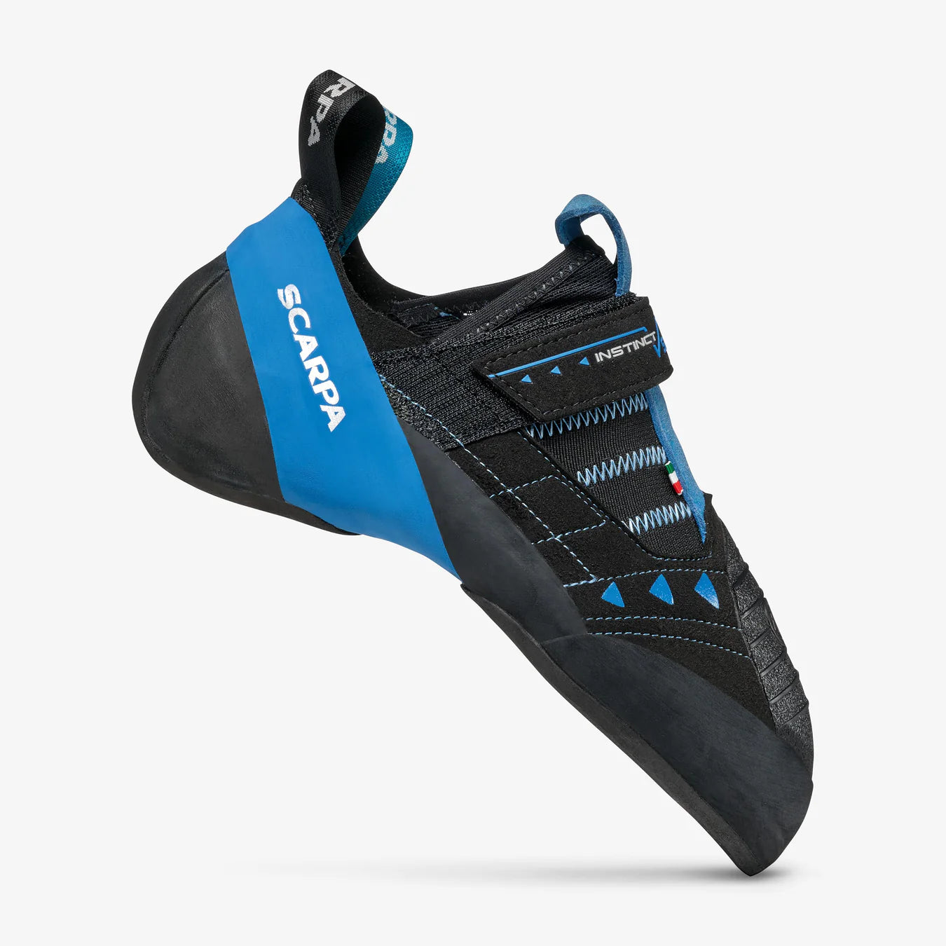 Scarpa Instinct VSR Climbing Shoe Black Azure – Summit Gear